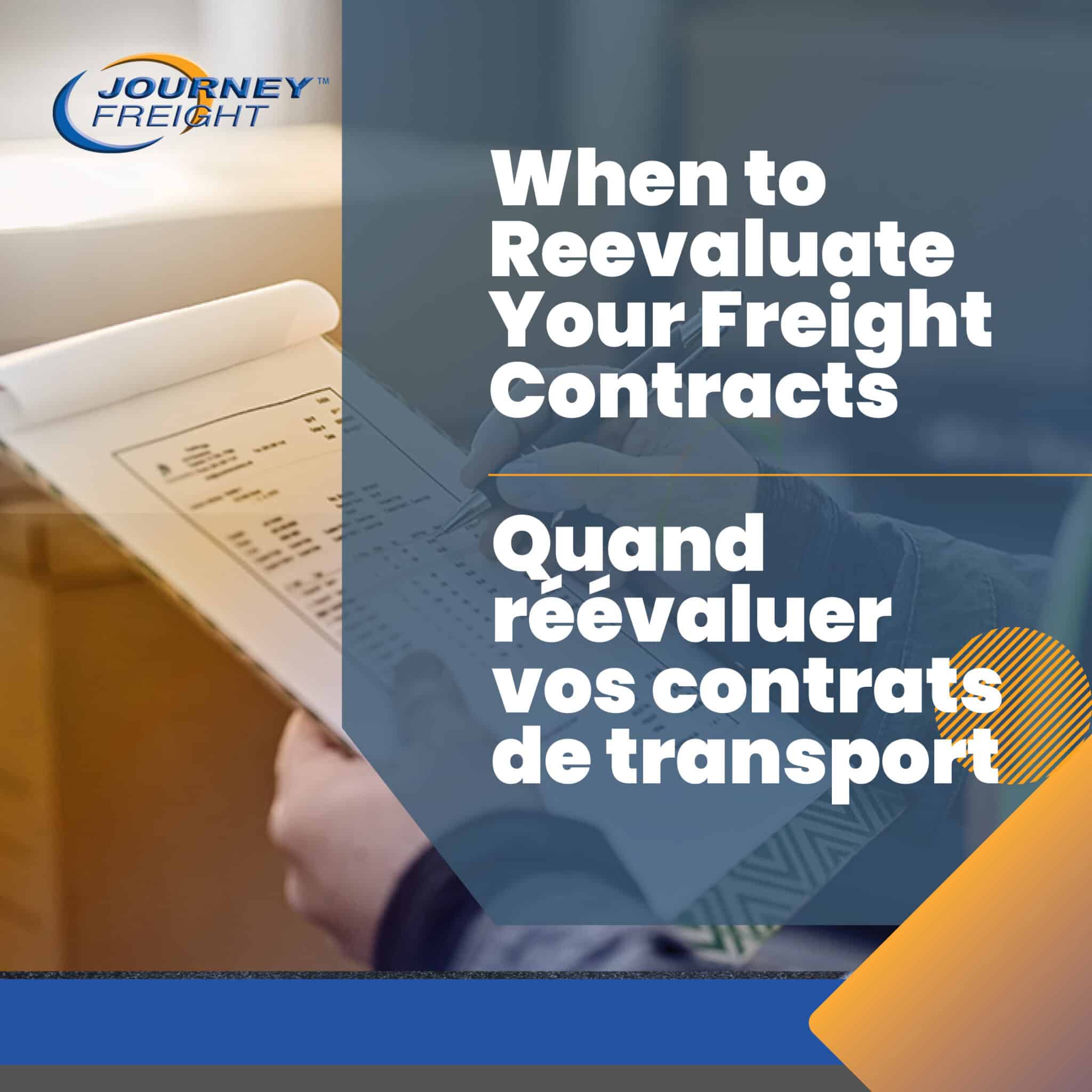 When to Reevaluate Your Freight Contracts - Journey Freight
